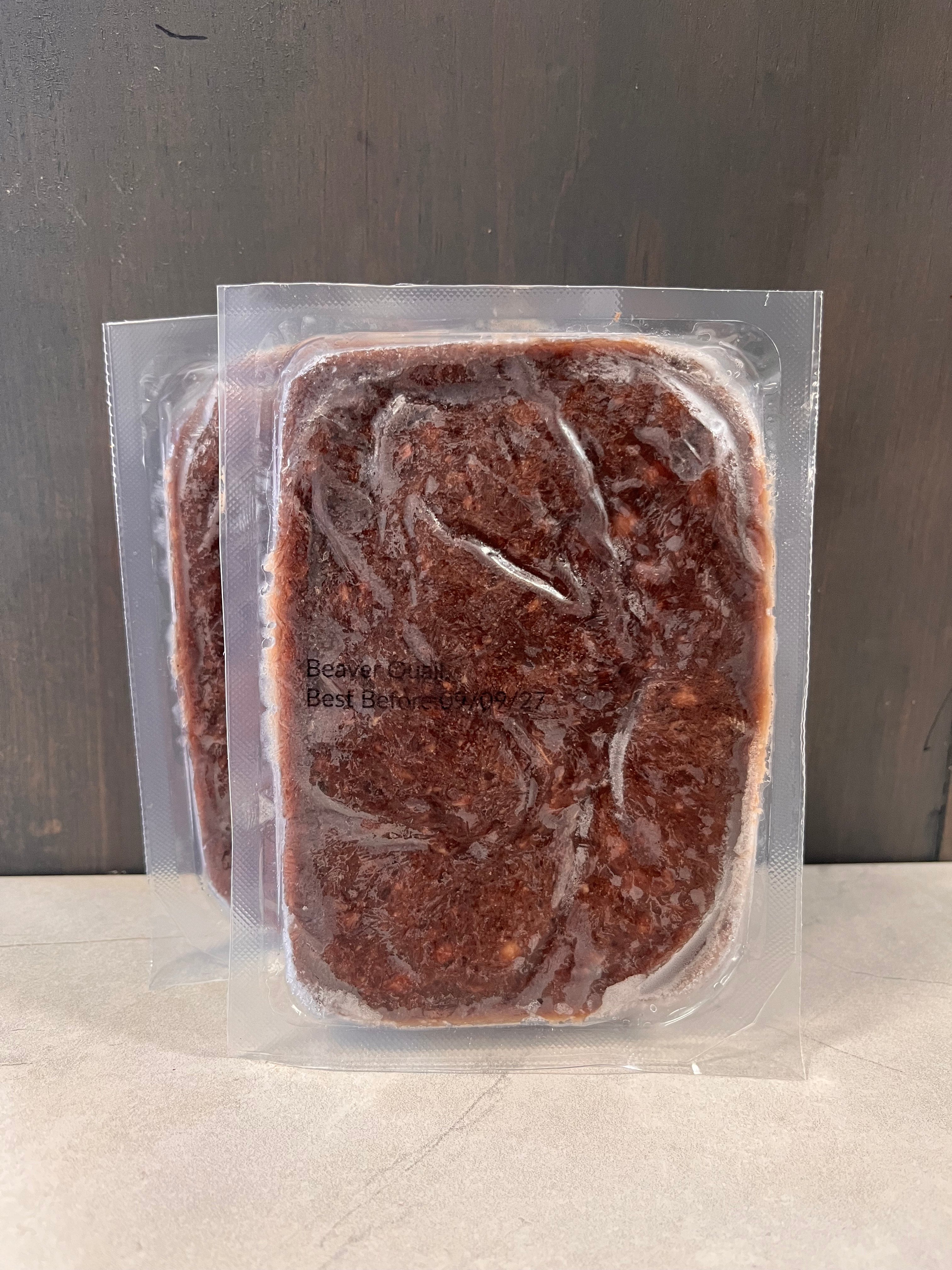 Beaver and Quail Blend with Bone – Heronview Raw and Natural