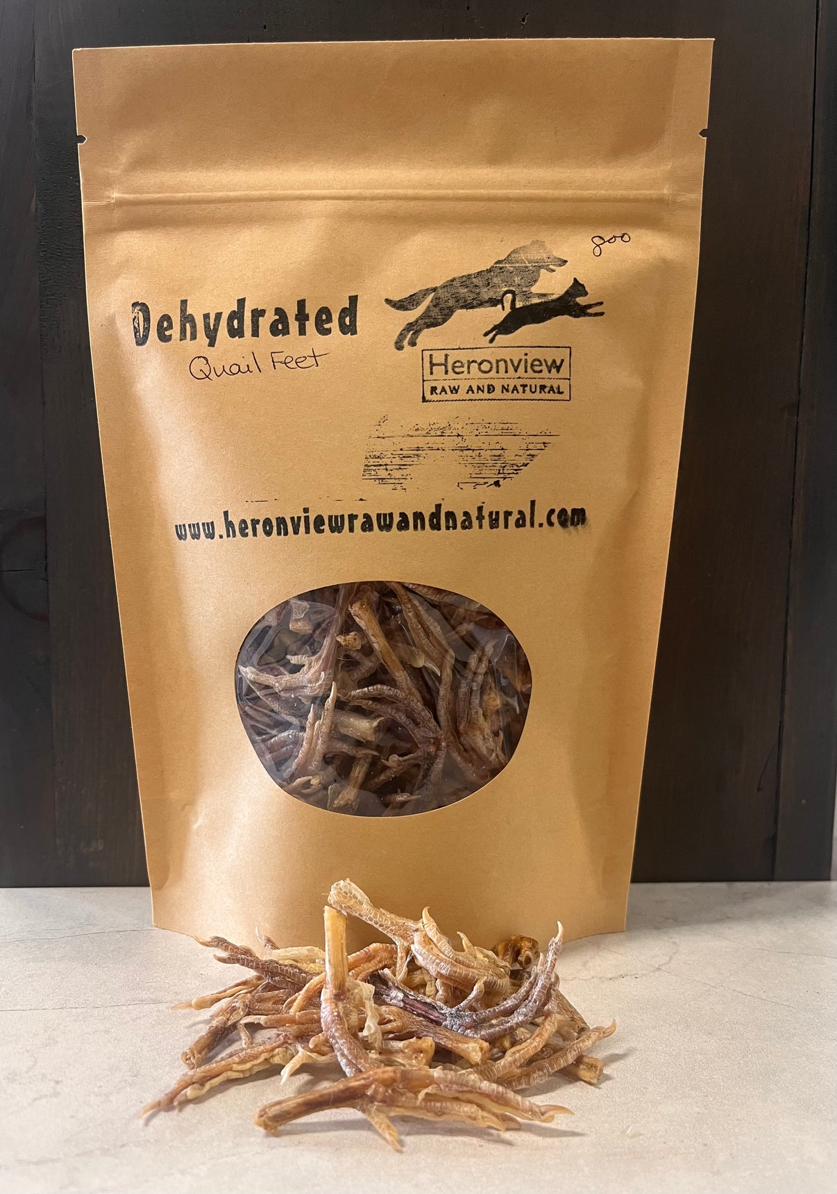 Dehydrated Quail Feet – Heronview Raw and Natural