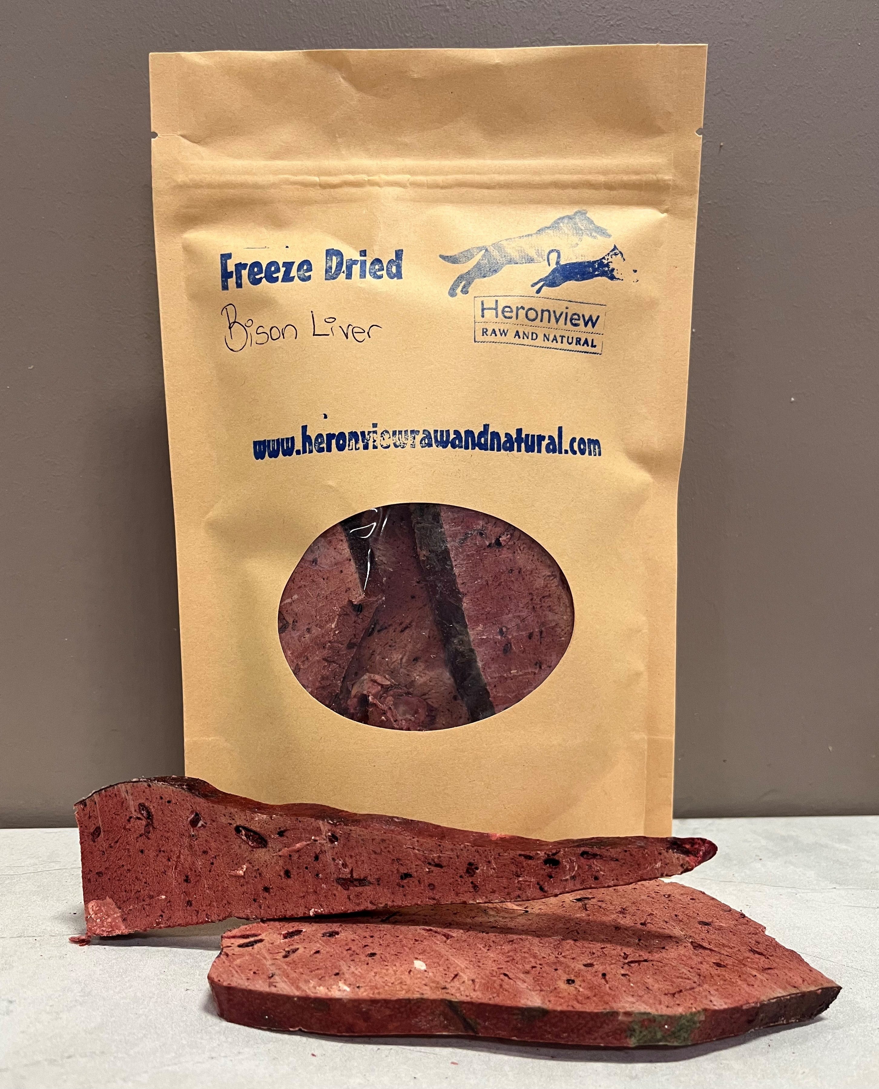 Freeze Dried Bison Liver – Heronview Raw and Natural