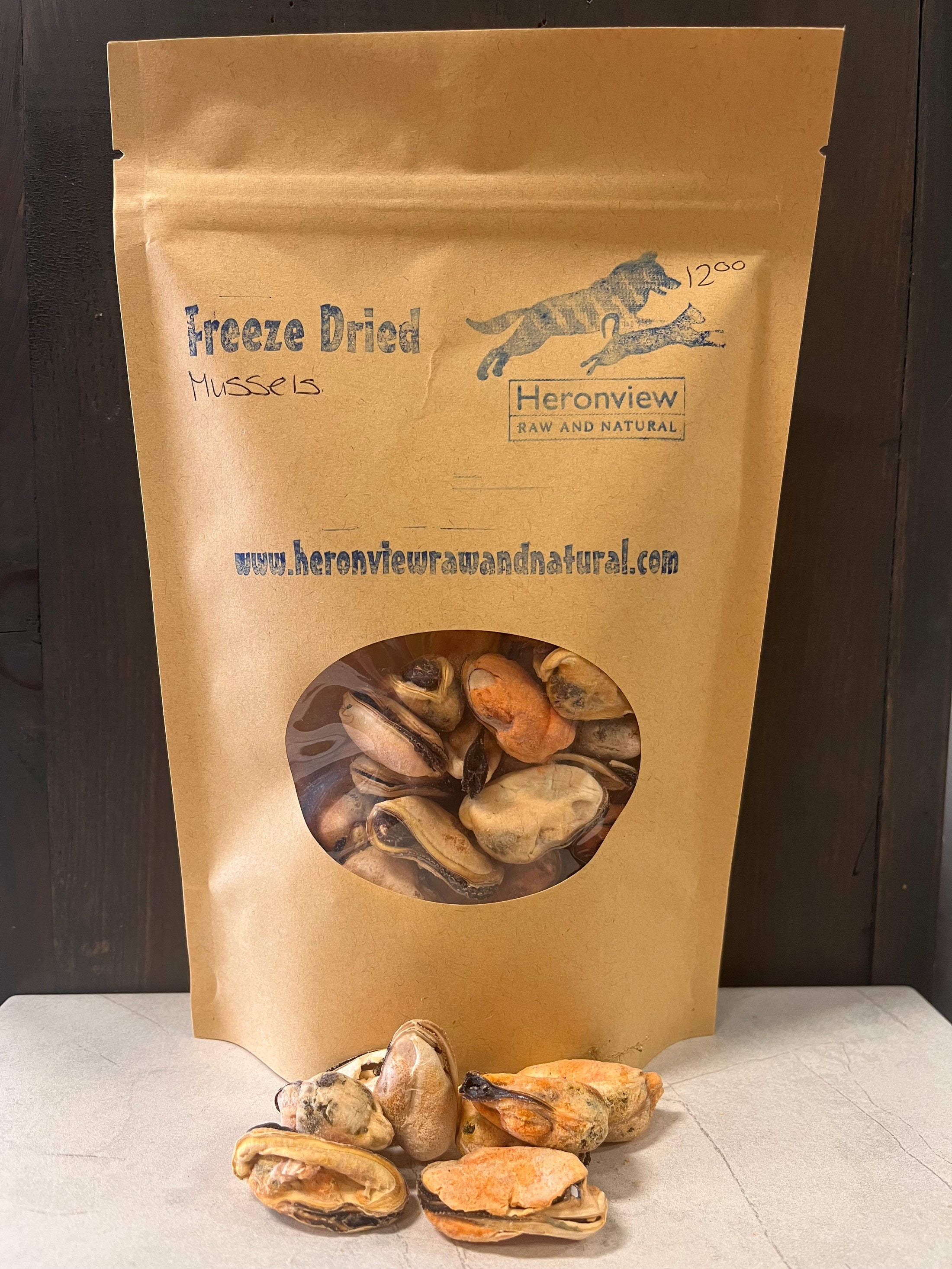 Freeze Dried Mussels – Heronview Raw and Natural